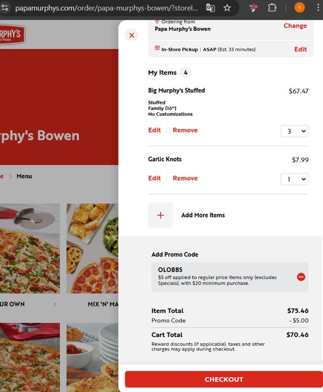 Papa Murphy's Promo Codes (5 Verified) - 30% Off Oct 2025