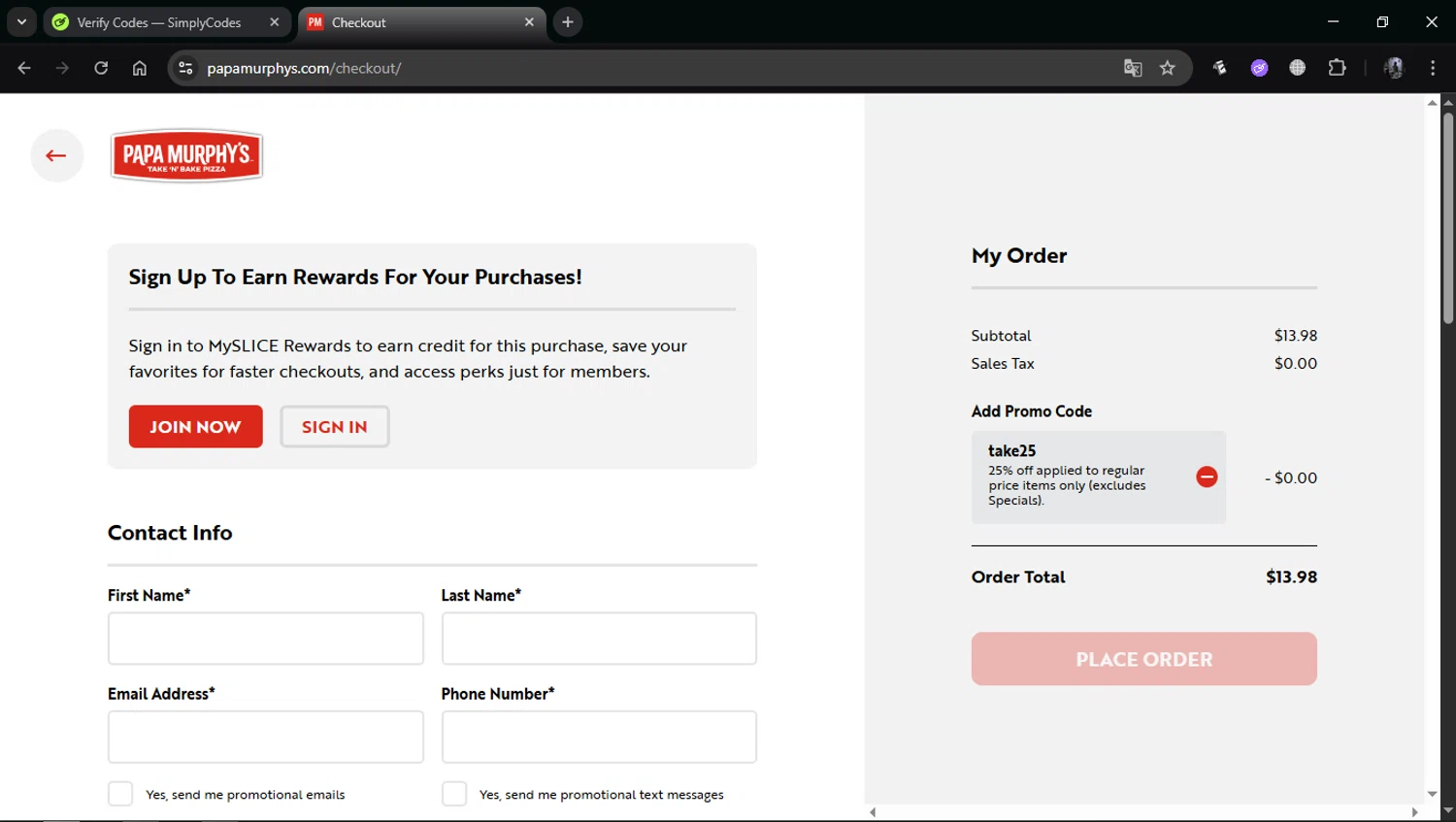 Papa Murphy's Promo Codes - 25% Off (7 Verified) Nov 2025