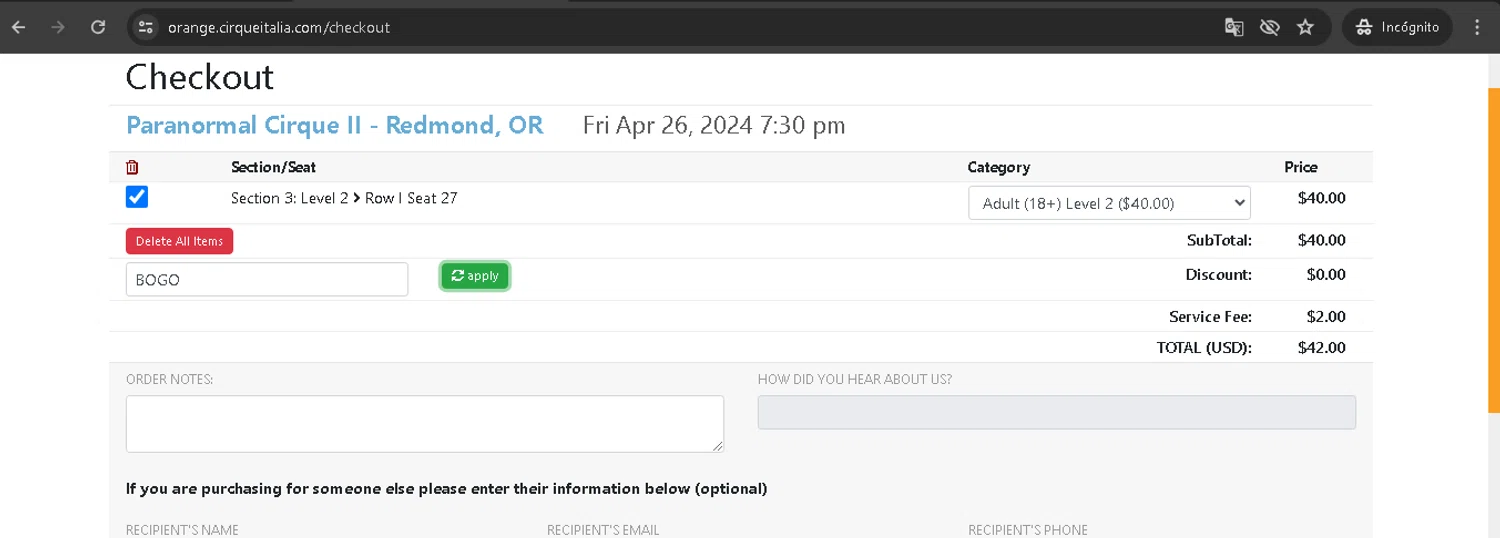 Paranormal Cirque Promo Codes - $5 Off | January 2025