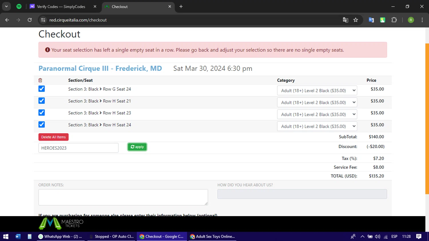 Paranormal Cirque Promo Codes - $5 Off | October 2024