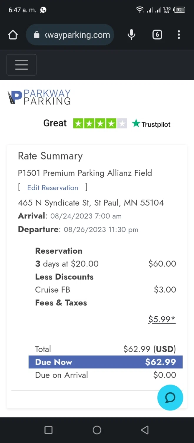 Parkway Parking Promo Codes - $4 Off | January 2025