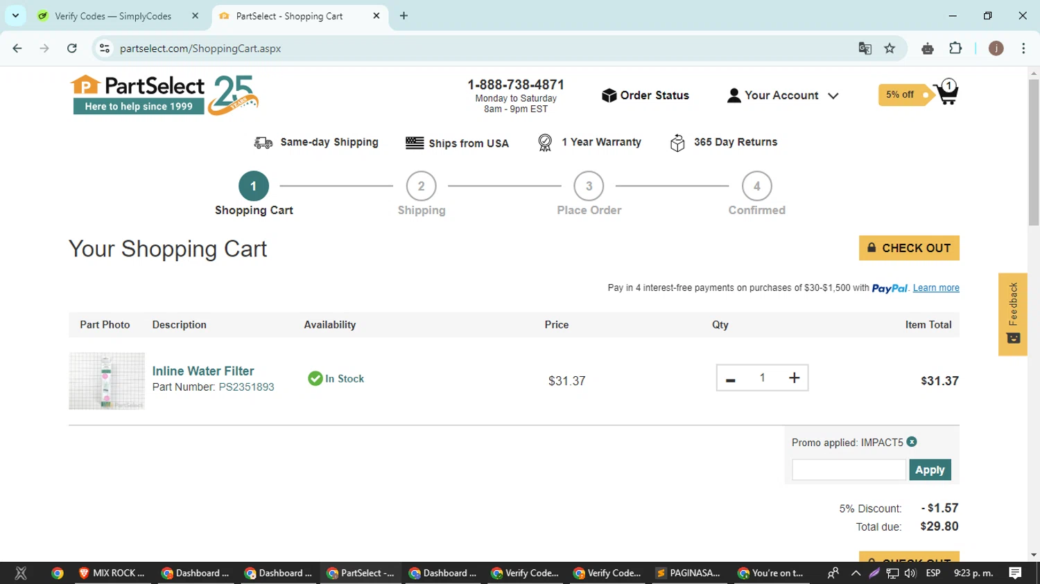 PartSelect Promo Codes - 10% Off | November 2024