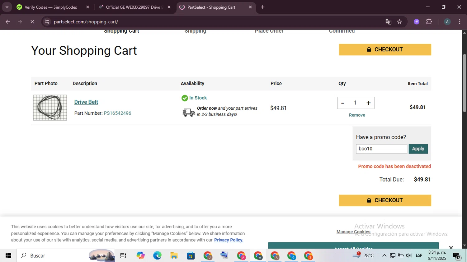 PartSelect Promo Codes - 20% Off Coupons Dec 2025