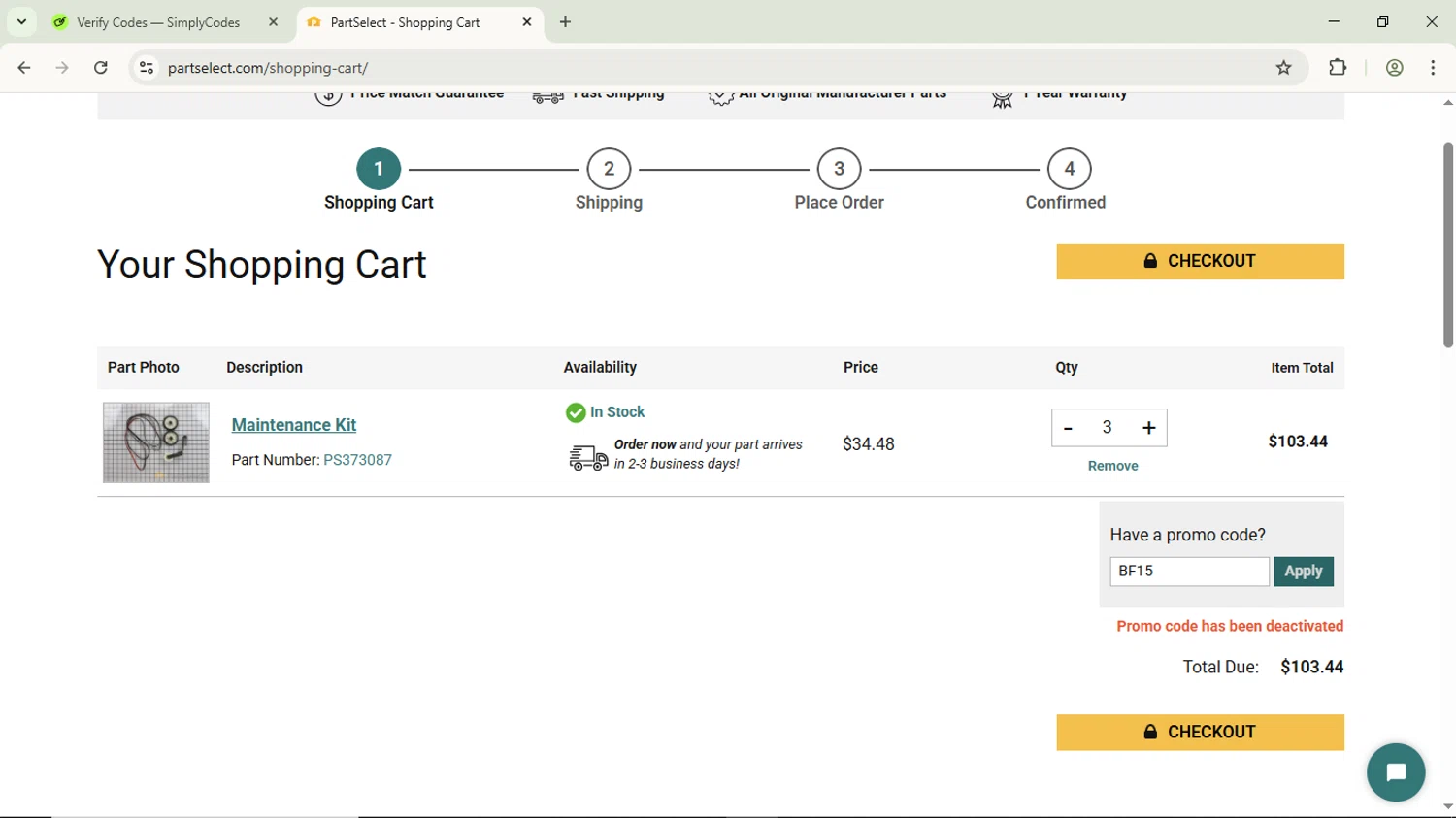 PartSelect Promo Codes - 20% Off Coupons Dec 2025