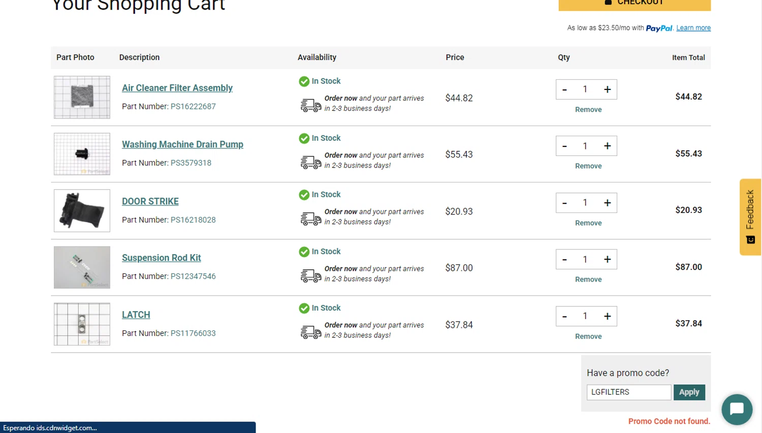 PartSelect Promo Codes - 10% Off (2 Verified) Nov 2025