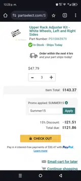 PartSelect Promo Codes - 10% Off (1 Verified) May 2026