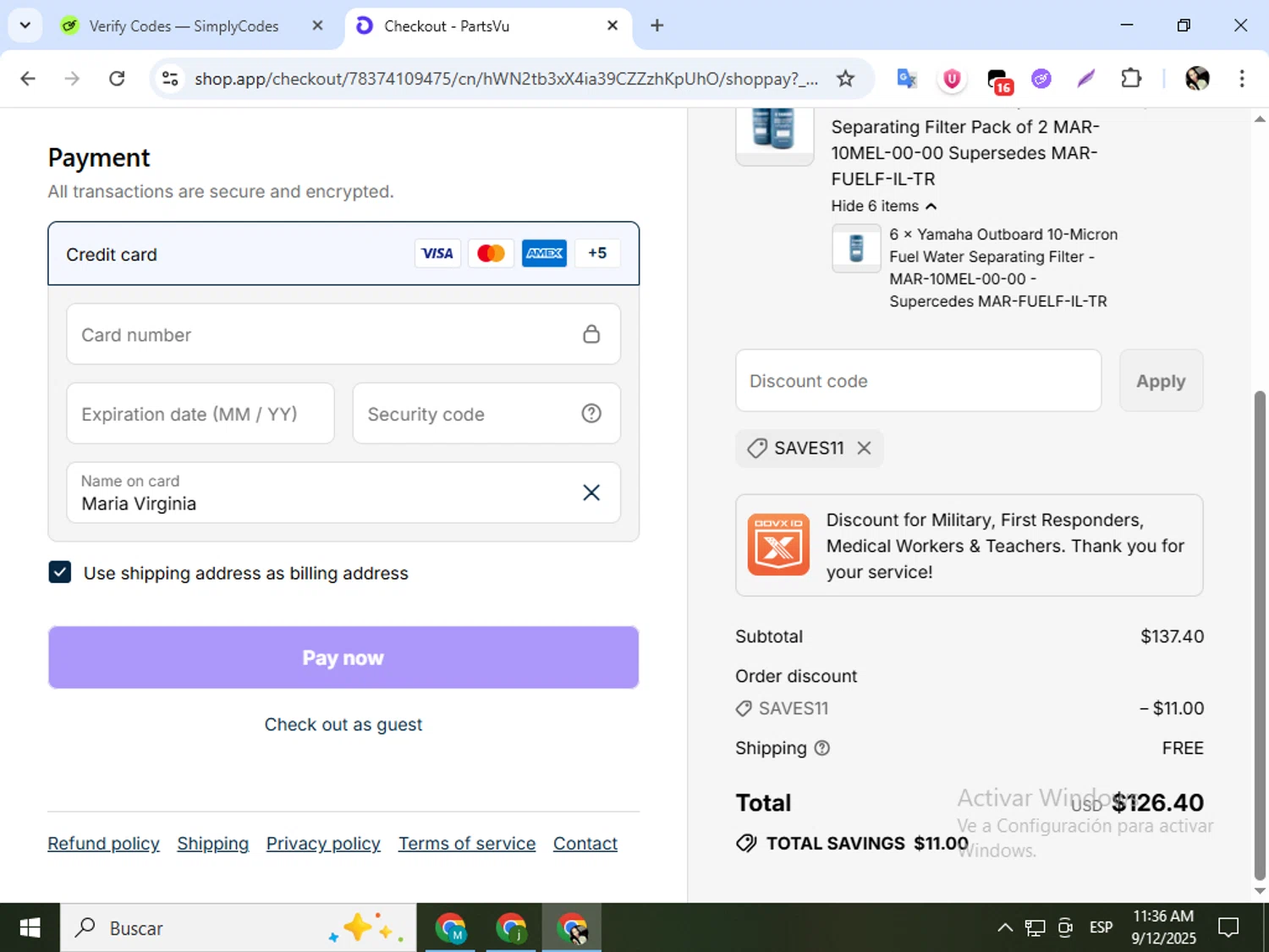 PartsVu Promo Codes - $20 Off (15 Verified) Dec 2025