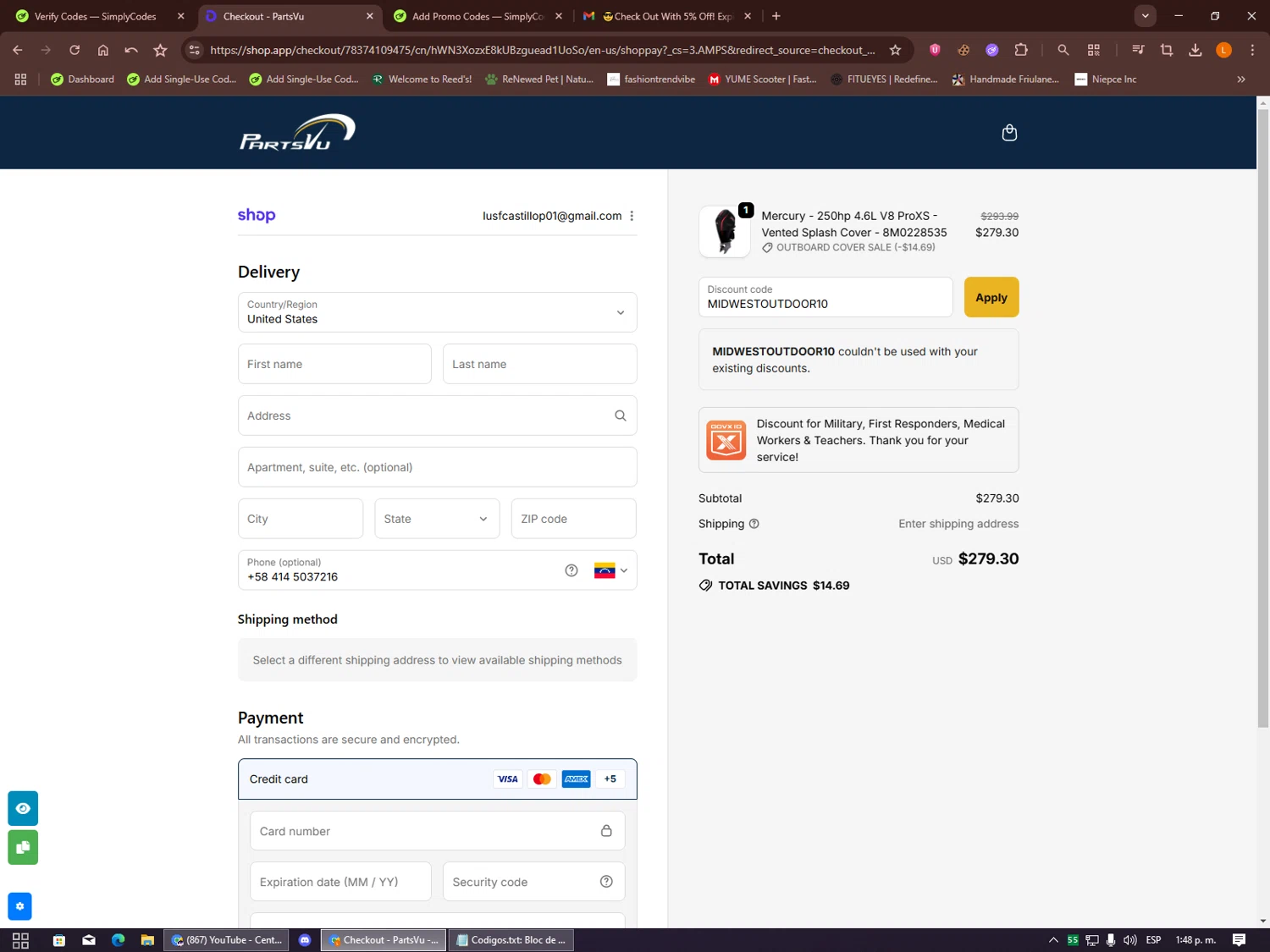 PartsVu Promo Codes - $20 Off (15 Verified) Dec 2025
