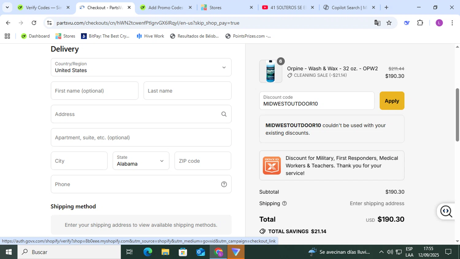 PartsVu Discount Codes - $20 Off (15 Verified) Oct 2025