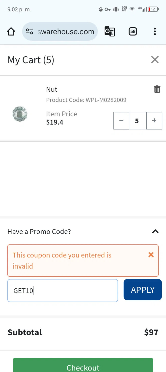 Parts Warehouse Promo Codes - 10% Off Coupons Sep 2025