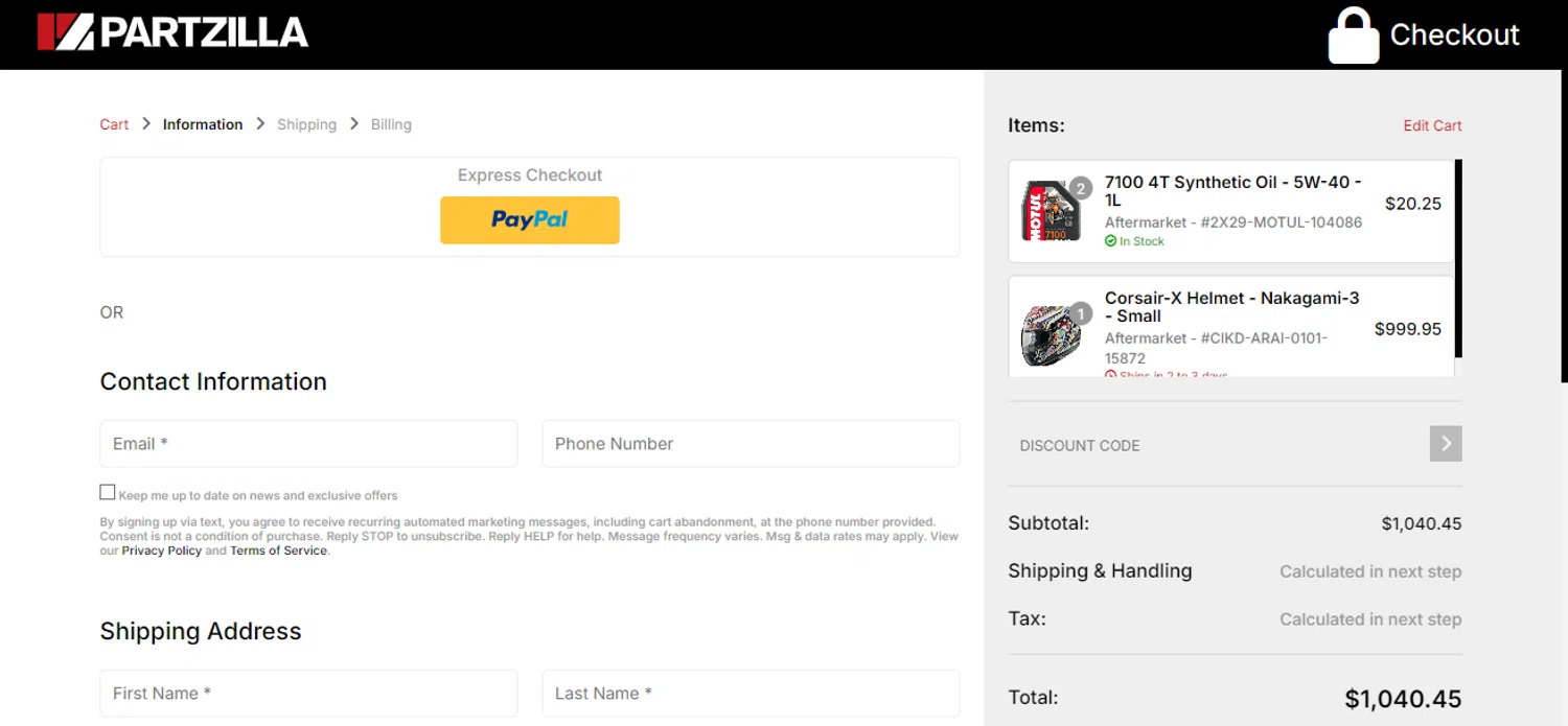 Partzilla Coupon Codes - 20% Off | December 2024