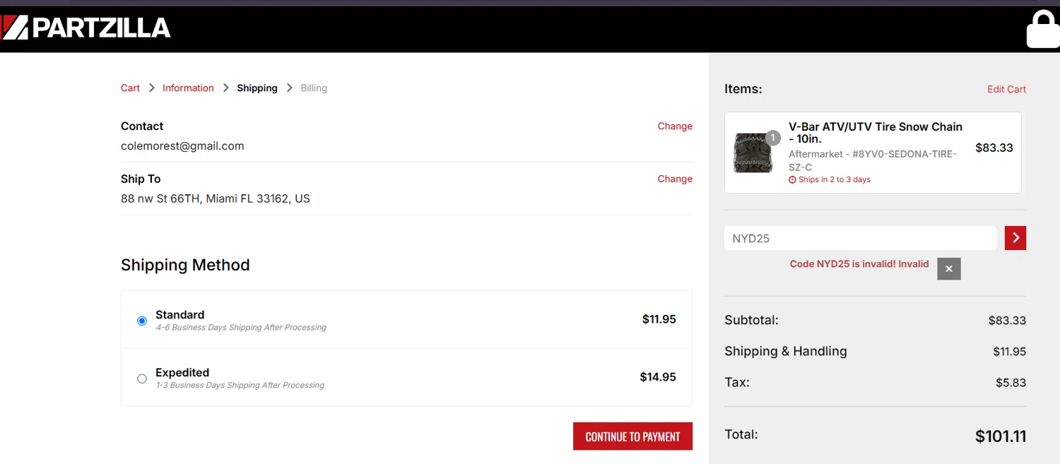 Partzilla Promo Codes (1 Verified) - 20% Off w/Code Jun 2025