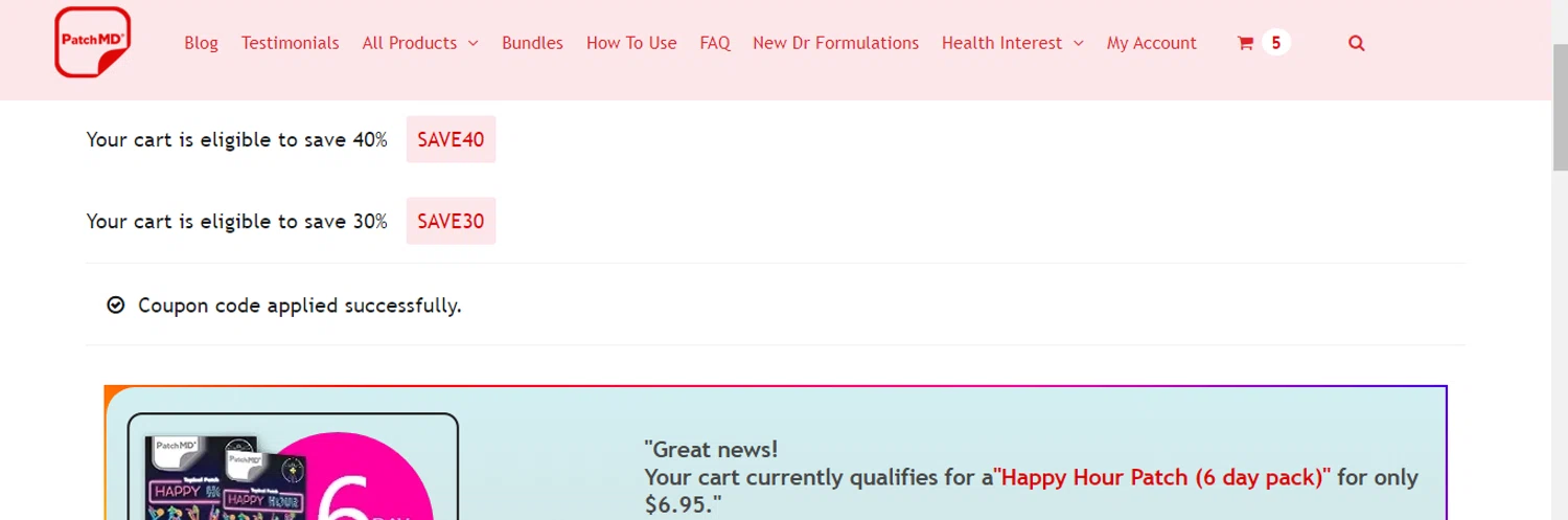 PatchMD Coupon Codes - 50% Off | October 2024
