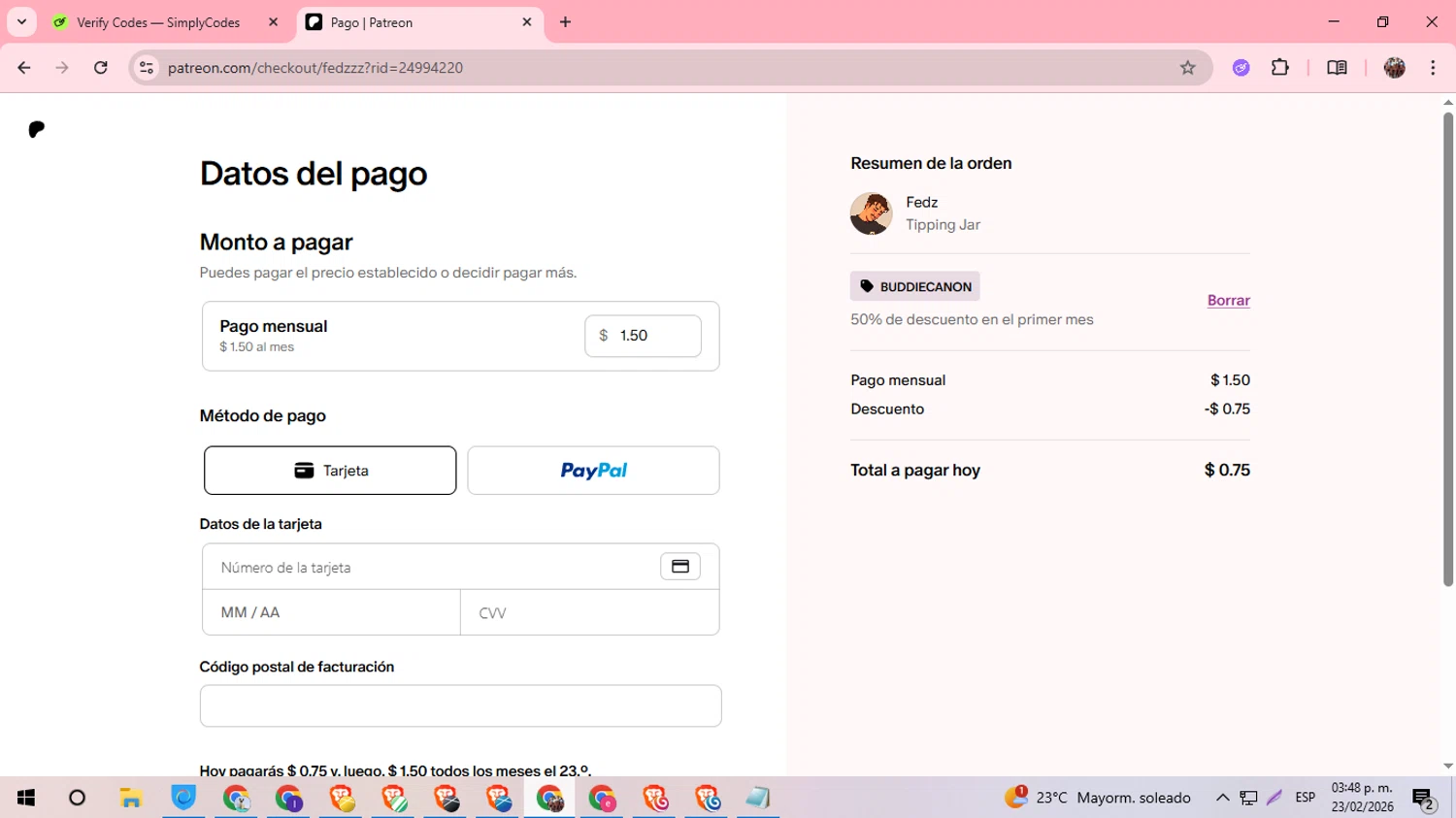 Patreon Promo Codes - 50% Off (2 Verified) Mar 2026