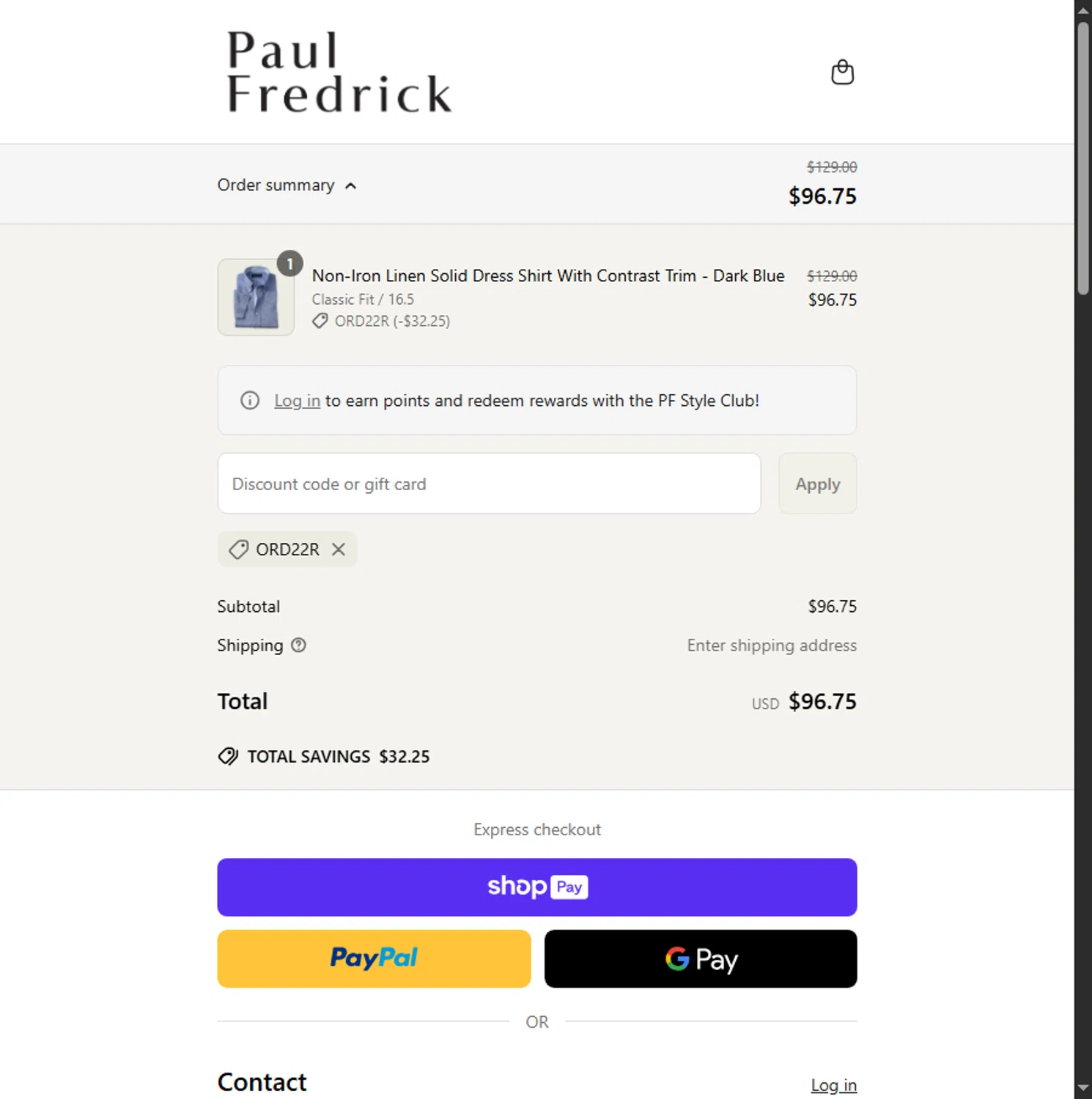 Paul Fredrick Promo Code - 25% Off (16 Verified) Dec 2025