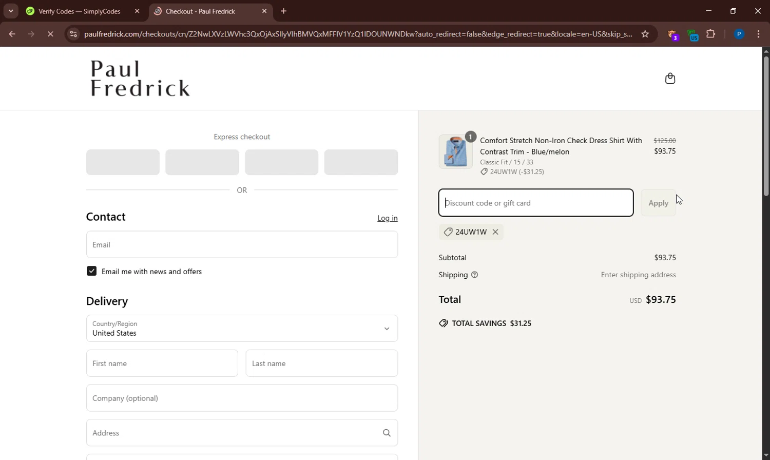 Paul Fredrick Promo Code - 25% Off (16 Verified) Dec 2025