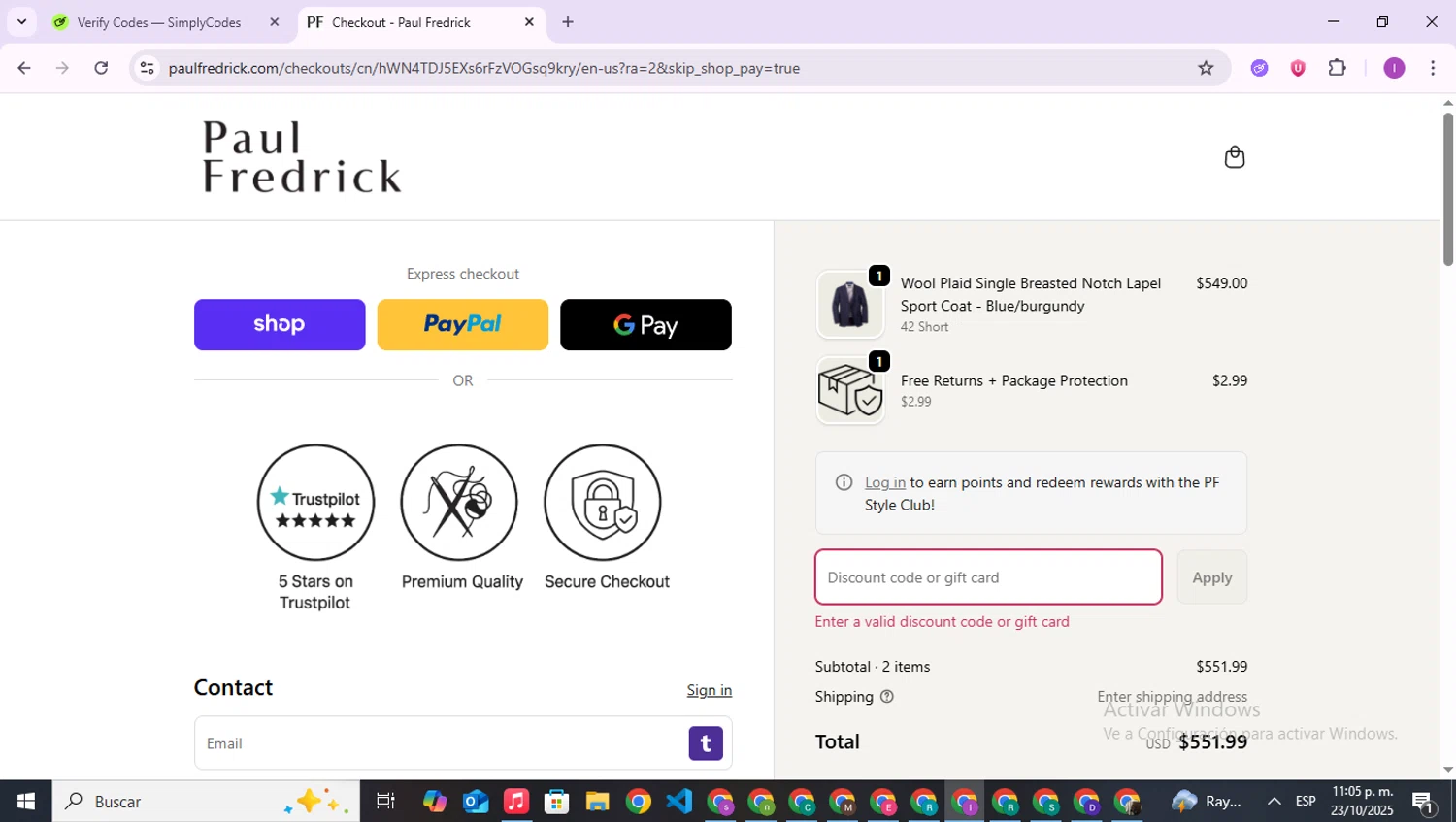 Paul Fredrick Promo Codes - 25% Off (2 Verified) Dec 2025