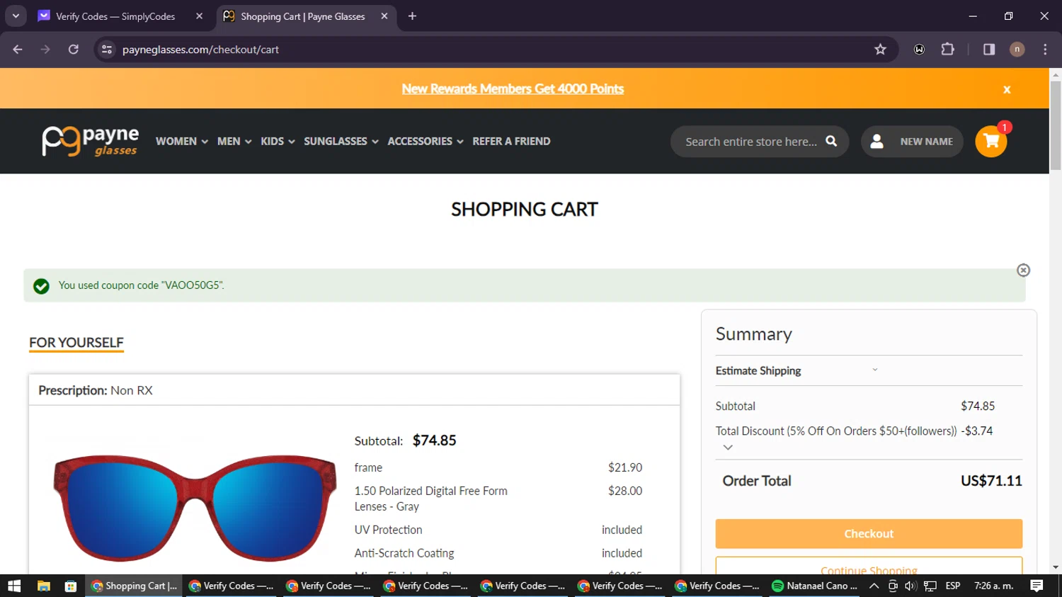 Payne Glasses Promo Codes – 5% Off | April 2024