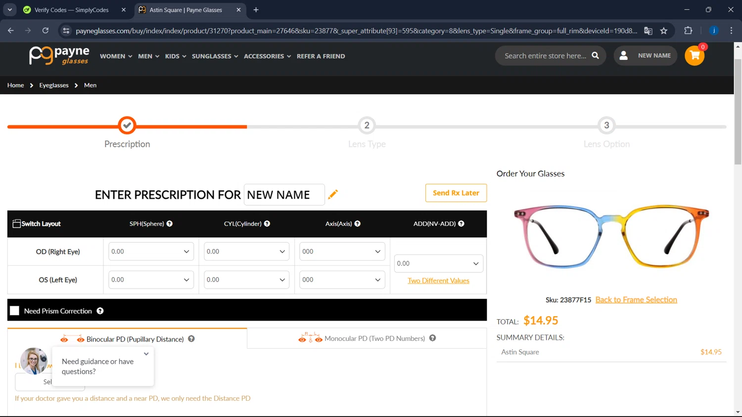 Payne Glasses Coupons - 5% Off | September 2024