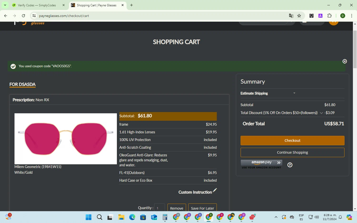 Payne Glasses Coupons - 5% Off | September 2024