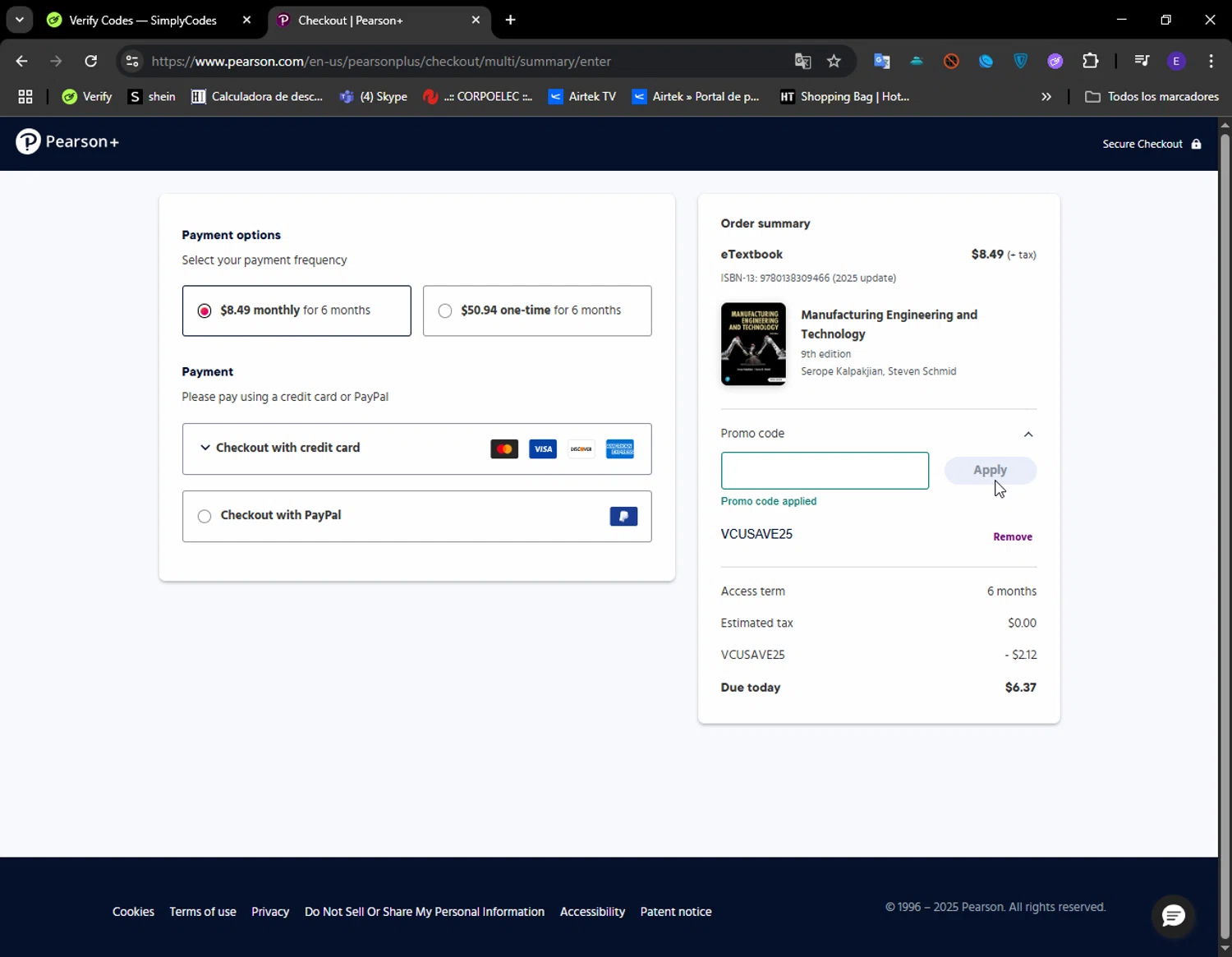 Pearson Discount Codes - 25% Off (1 Verified) Aug 2025