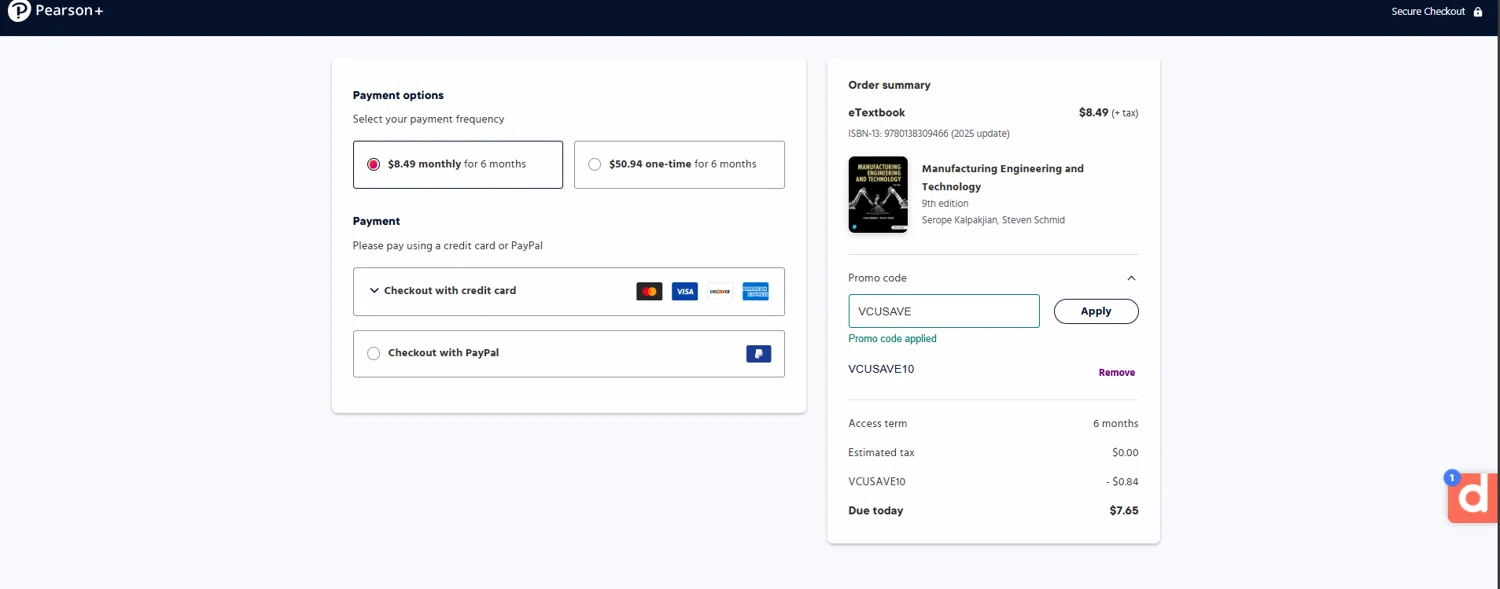 Pearson Promo Codes (3 Verified) - 10% Off Sitewide May 2025