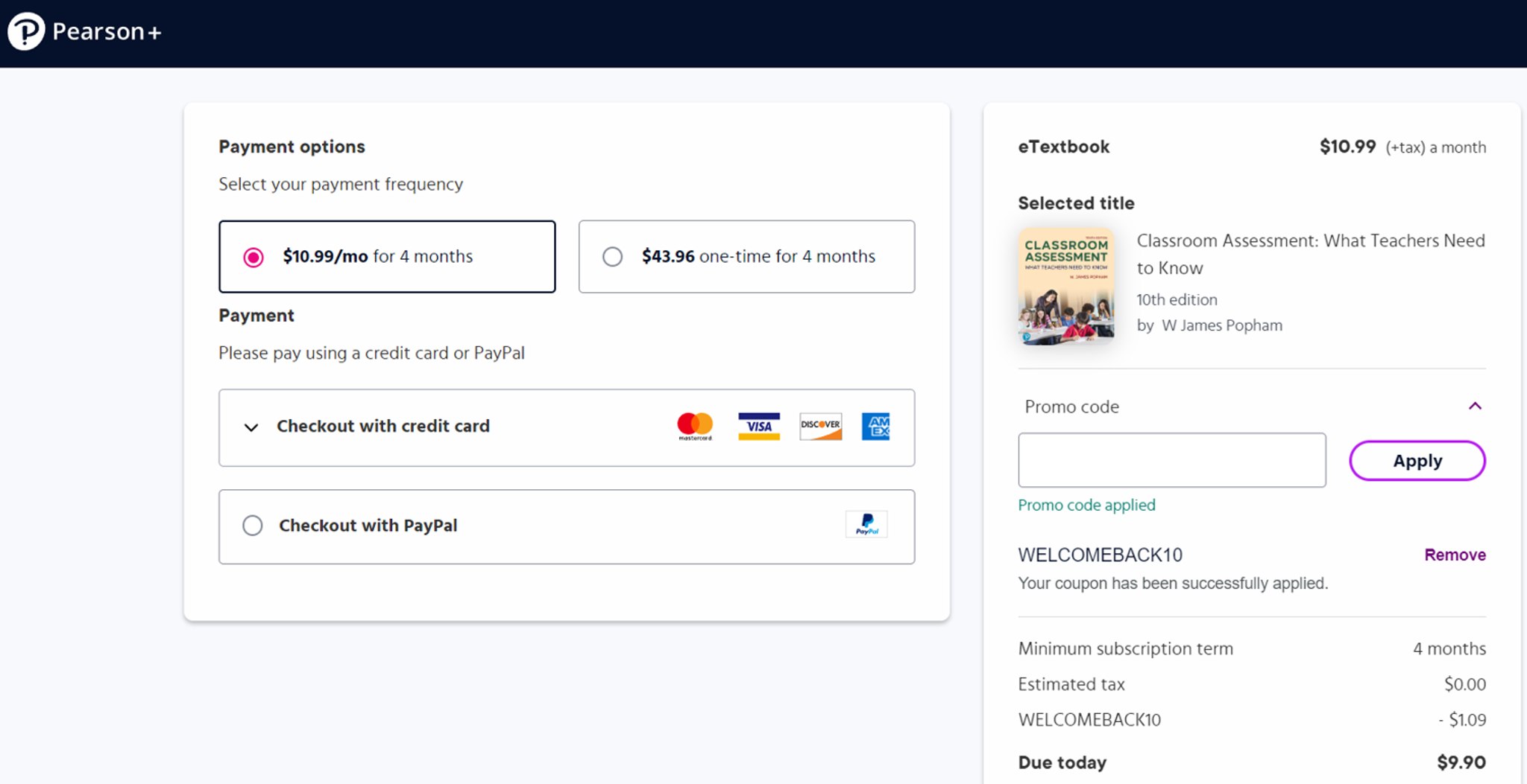 Pearson Promo Codes - 10% Off Discount Codes in August 2024 | SimplyCodes