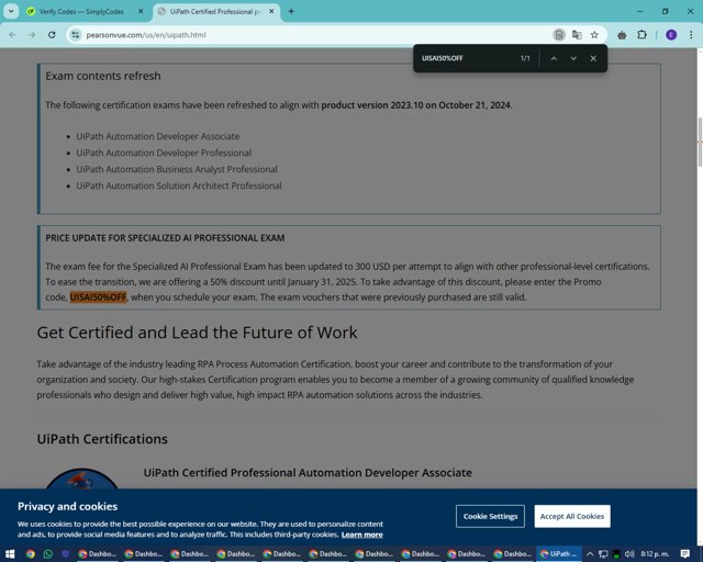 Pearson VUE Promo Codes - 20% Off Coupons Sep 2025