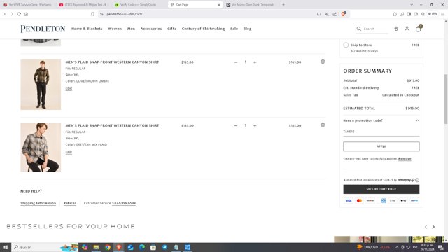 Pendleton Promo Codes (1 Verified) - $10 Off w/Code Mar 2025