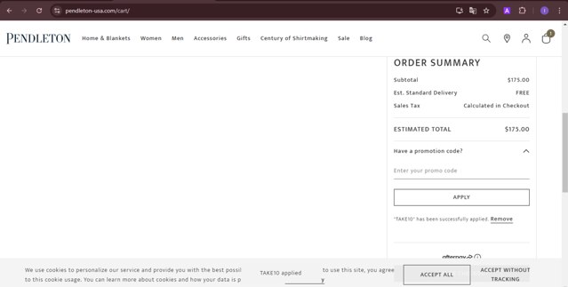Pendleton Promo Codes (1 Verified) - $10 Off w/Code Mar 2025