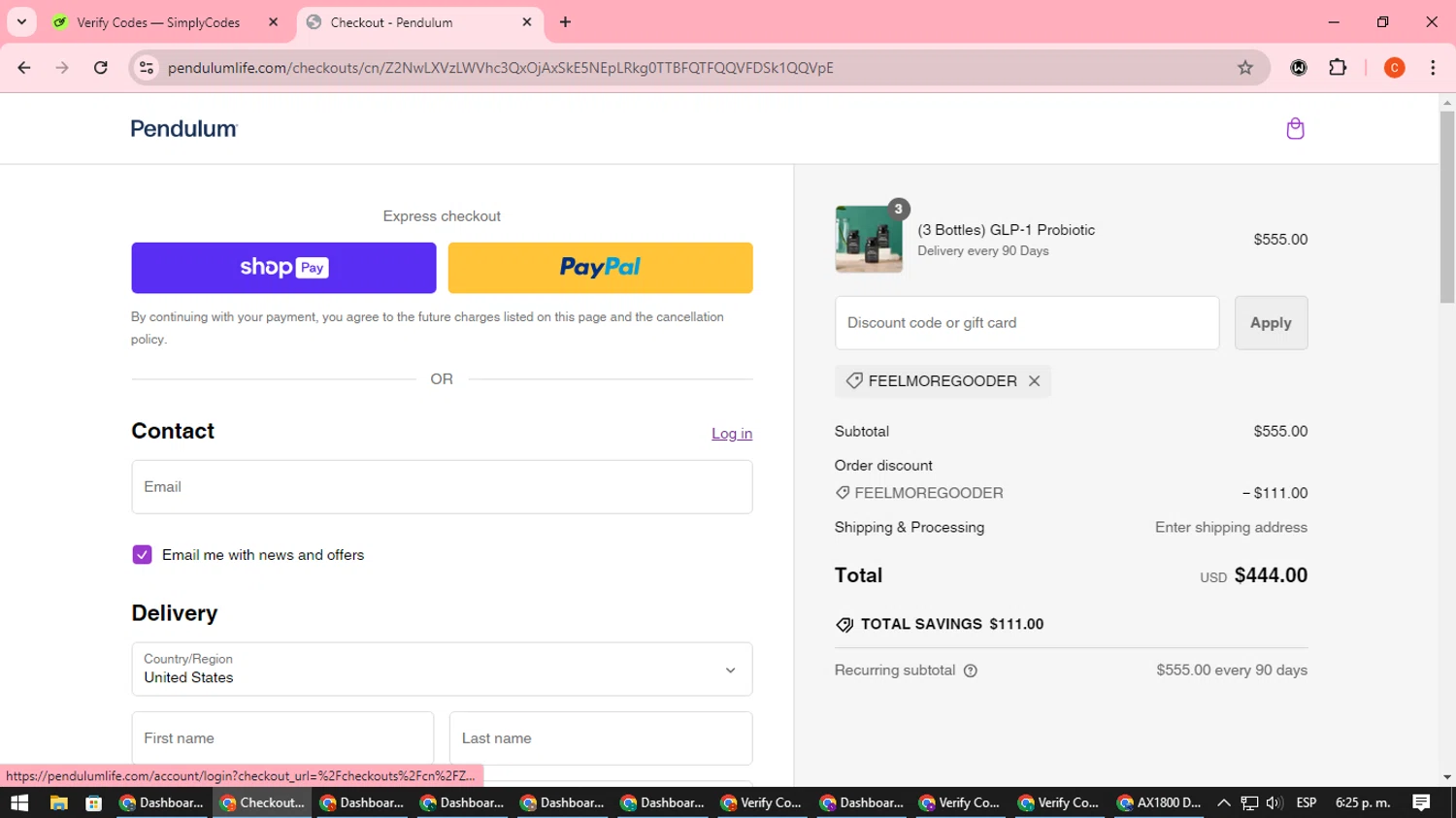 Pendulum Promo Codes - 20% Off | October 2024