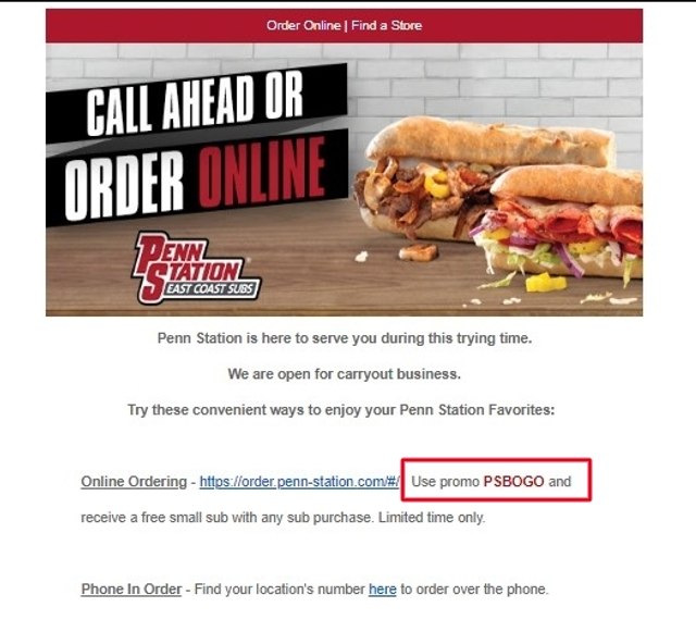 Penn Station Discount Codes (3 Verified) - 20% Off Feb 2025