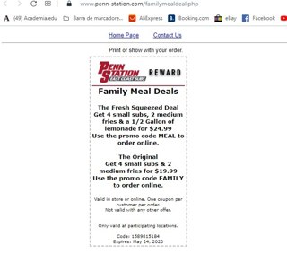 Penn Station Coupons & Black Friday 2024 Deals - $5 Off