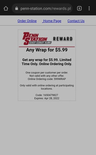 Penn Station Discount Codes (3 Verified) - 20% Off Feb 2025