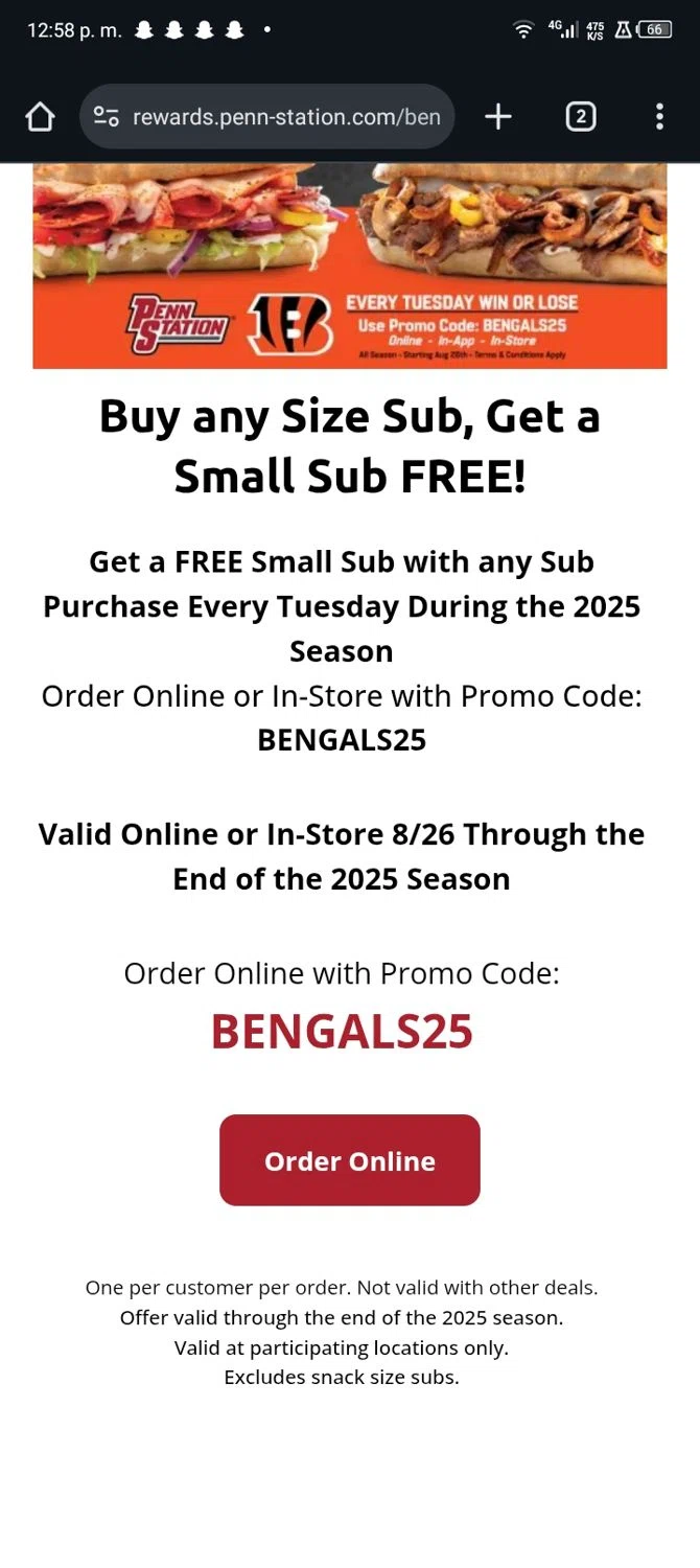 Penn Station Promo Codes - $5 Off (5 Verified) Nov 2025