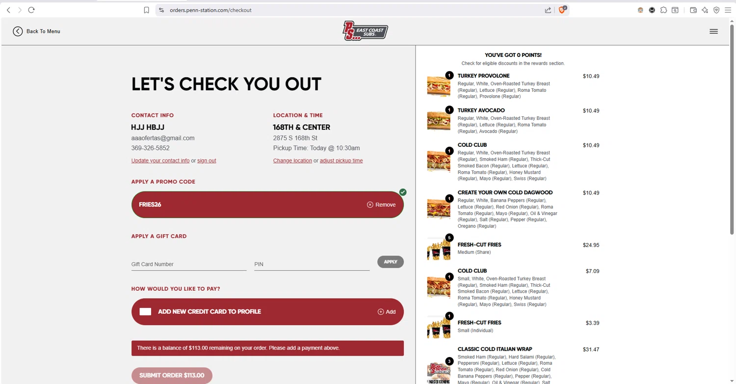 Penn Station Promo Codes - $5 Off (2 Verified) Jan 2026