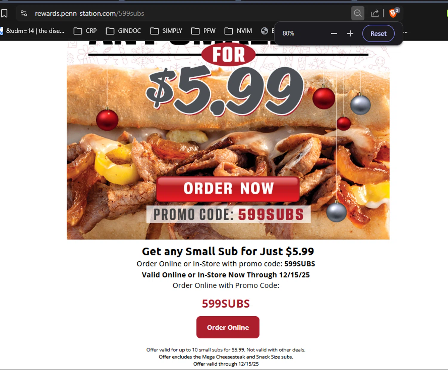 Penn Station Promo Codes - $5 Off Coupons Feb 2026