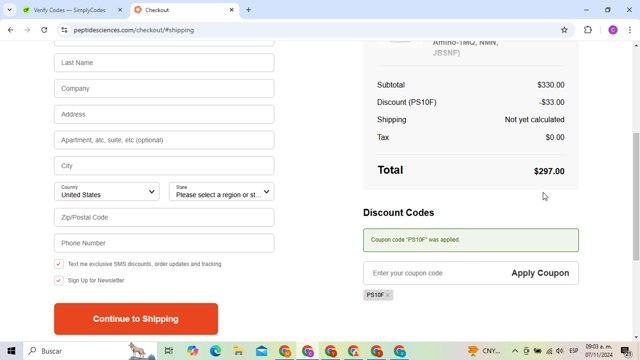 Peptide Sciences Promo Codes & Black Friday 2024 Deals - 15% Off