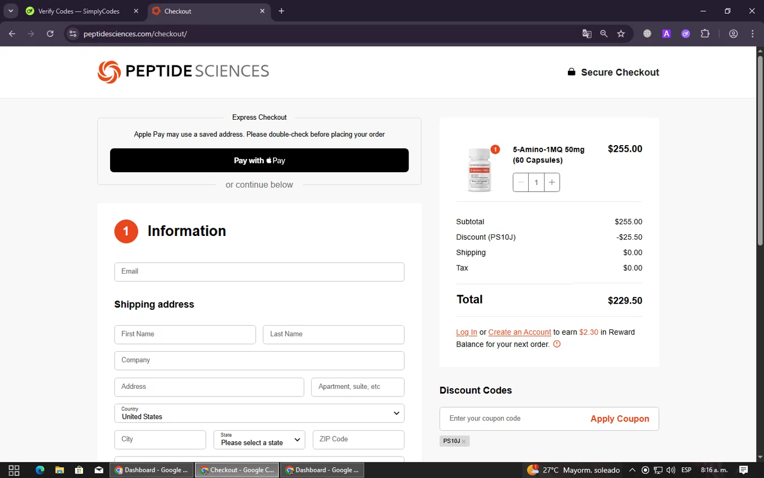 Peptide Sciences Promo Code - 15% Off (Verified) Dec 2025
