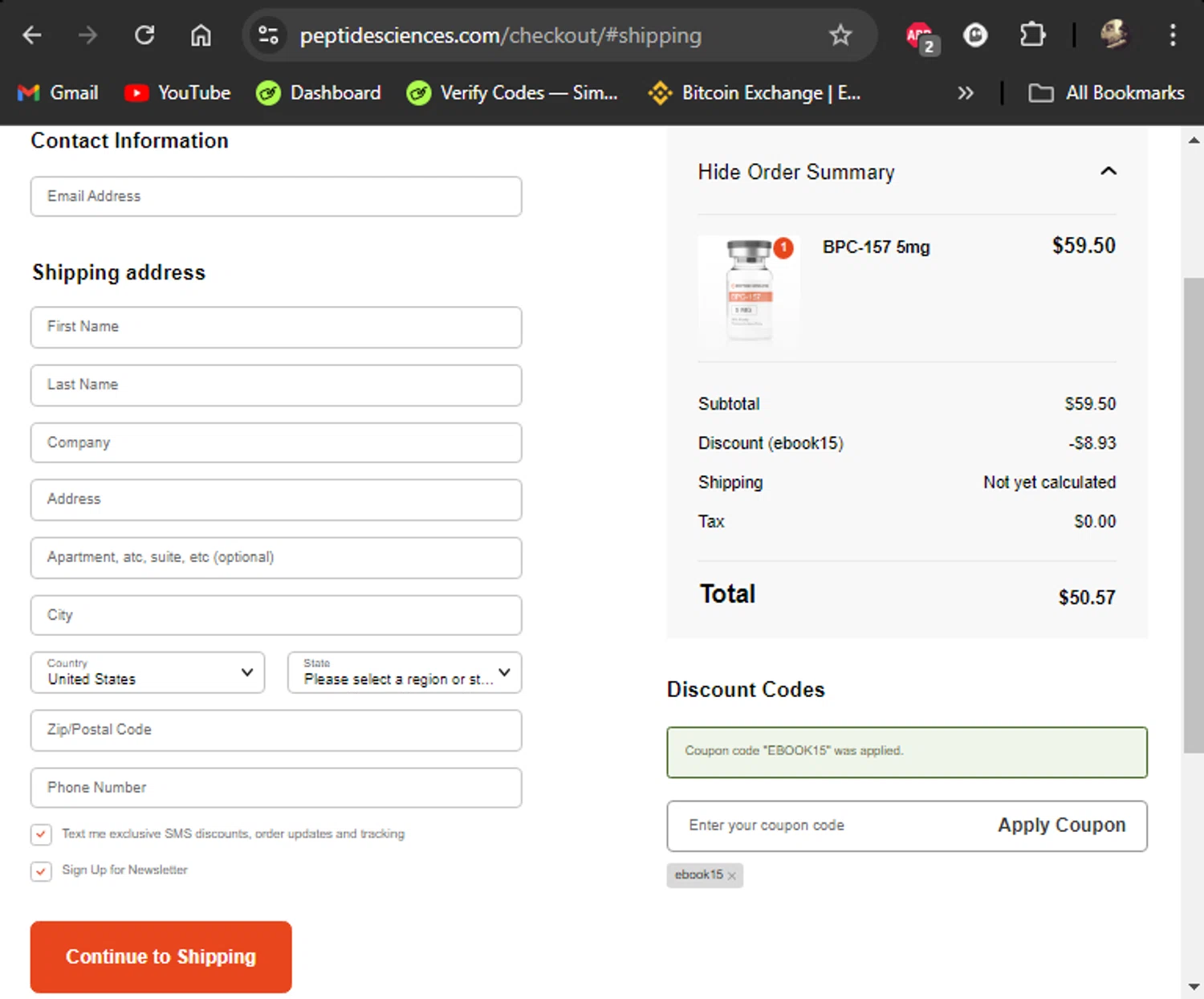 Peptide Sciences Promo Codes - 15% Off | November 2024