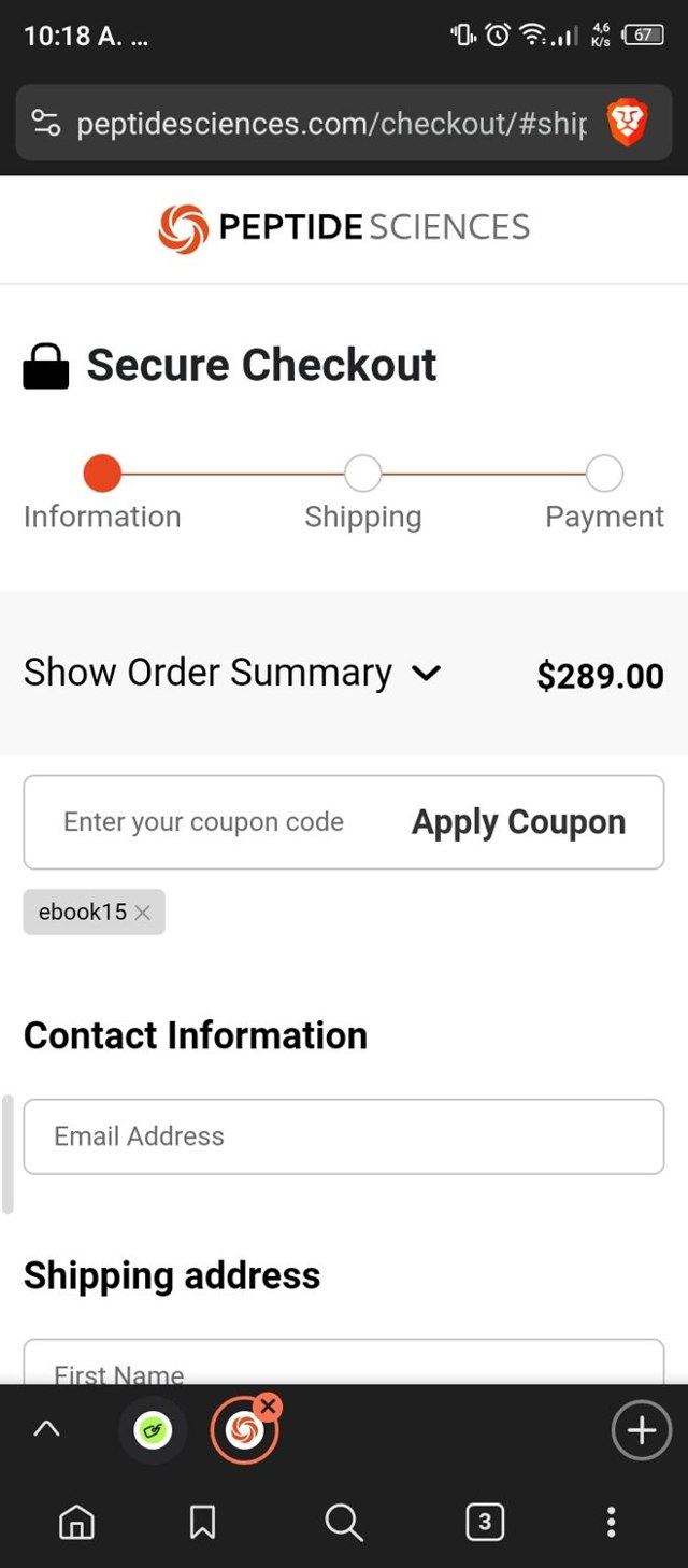 Peptide Sciences Promo Codes - 15% Off | December 2024