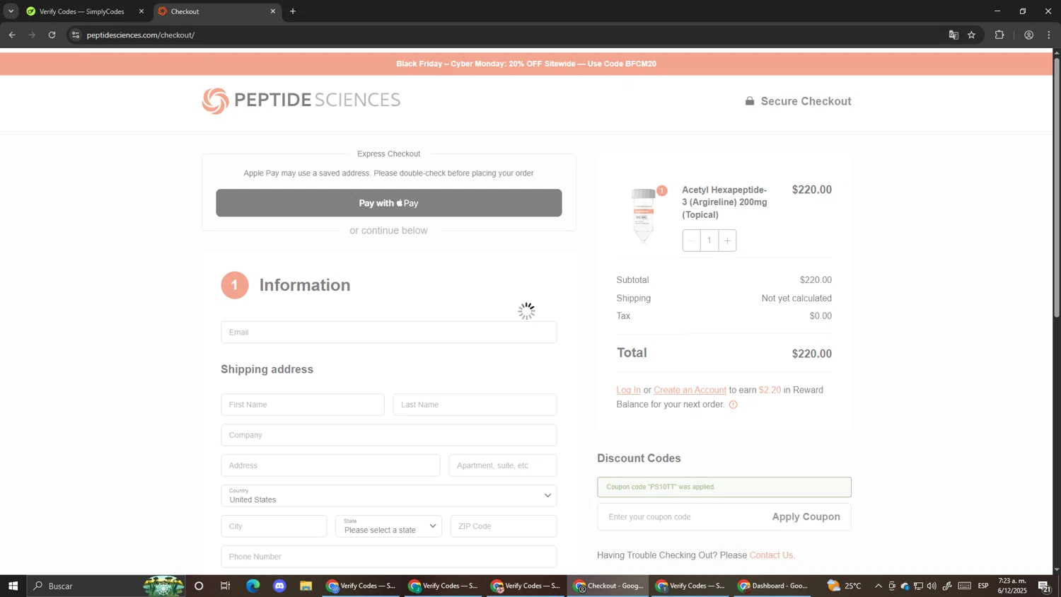 Peptide Sciences Promo Code - 15% Off (Verified) Dec 2025