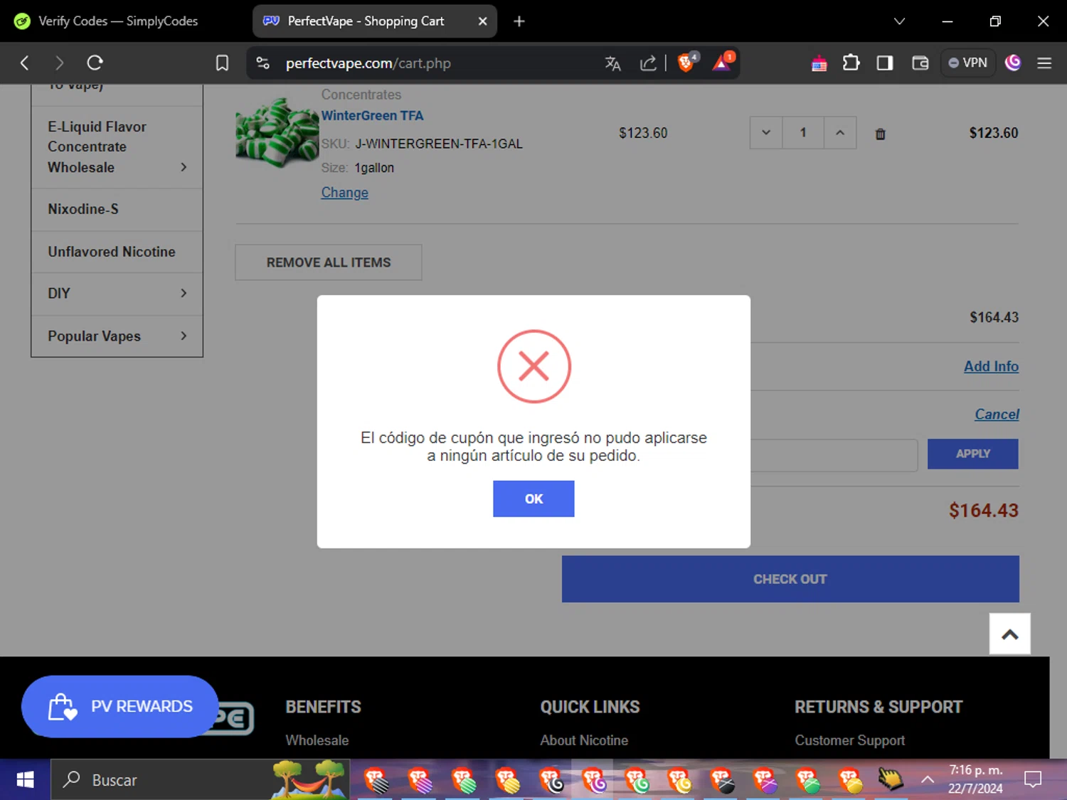 Perfect Vape Coupon Codes - 2% Off Coupons in August 2024 | SimplyCodes