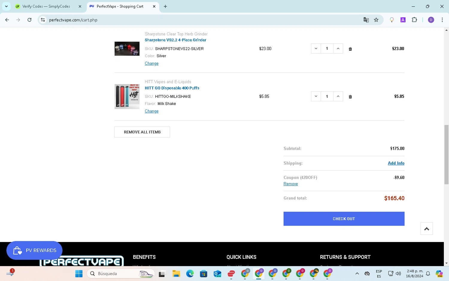 Perfect Vape Coupon Codes - 2% Off | September 2024