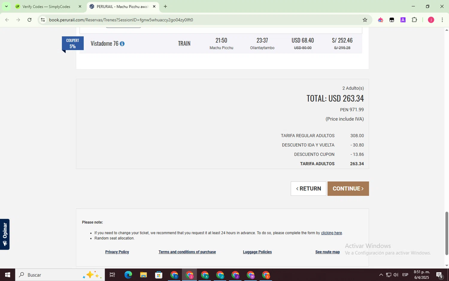 PeruRail Promo Codes - 10% Off (2 Verified) Apr 2026