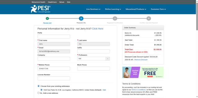PESI Discount Codes (4 Verified) - $300 Off w/Code Apr 2025