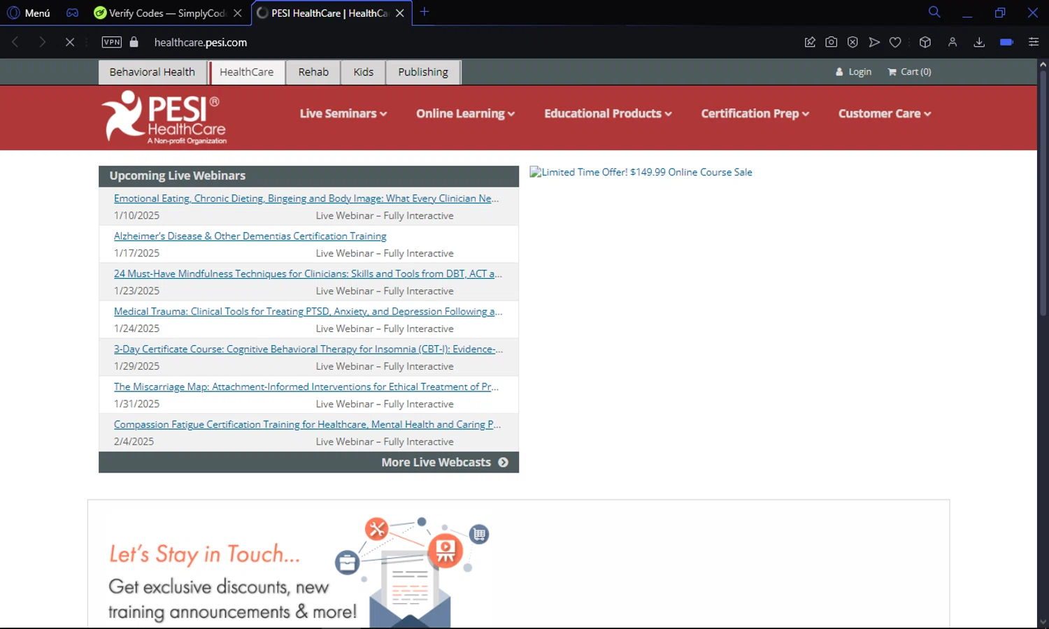 PESI Discount Codes - $100 Off | January 2025