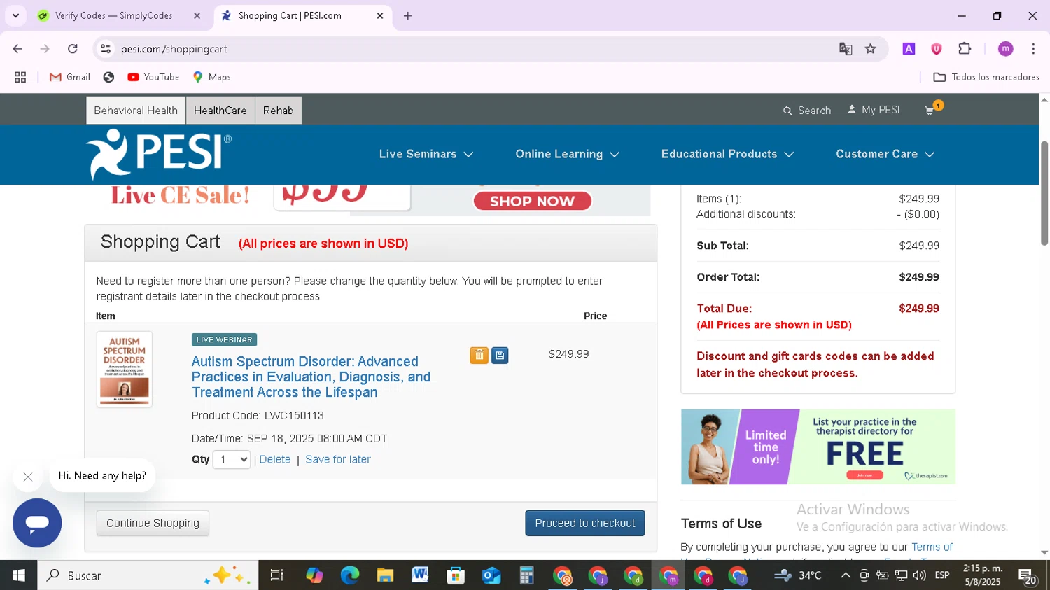 PESI Discount Codes - $50 Off (9 Verified) Aug 2025