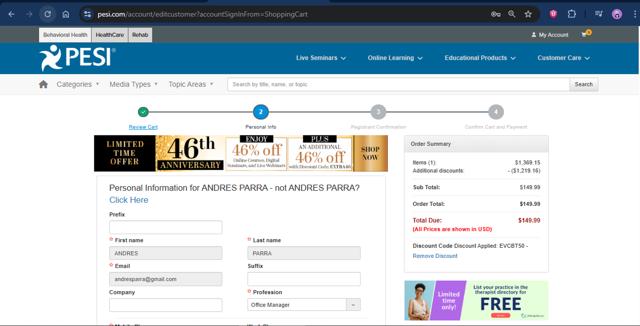 PESI Discount Codes - $380 Off (6 Verified) Sep 2025
