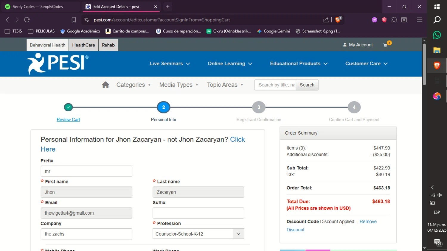 PESI Promo Codes - $25 Off (3 Verified) Dec 2025